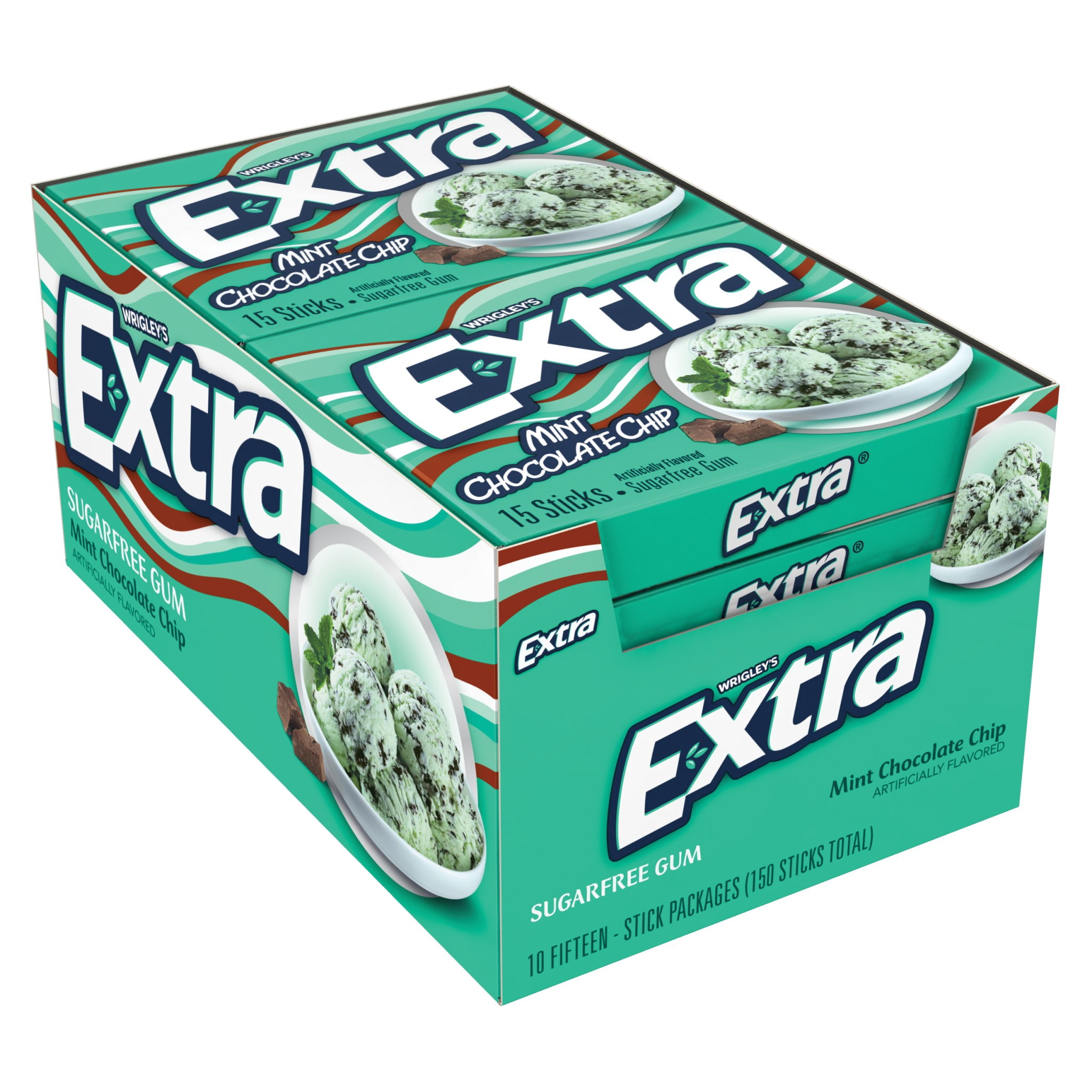 Extra Dessert Delights Mint Chocolate Chip Sugarfree Gum 10 Single Extra Dessert Delights Mint Chocolate Chip Sugarfree Gum 10 Single