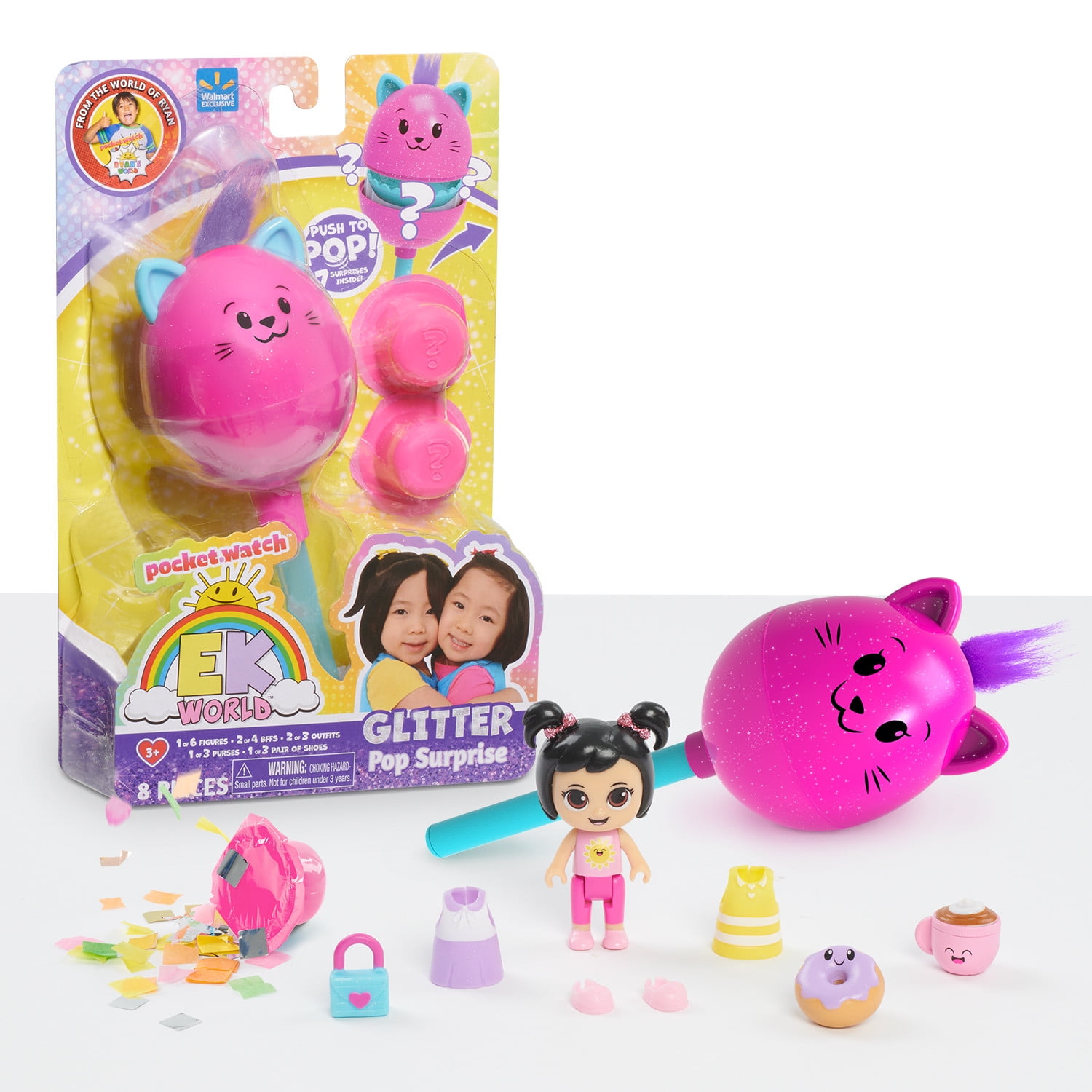 Glitter Pop Surprise, Kids Toys for Ages 3 Up, Gifts and Presents ...