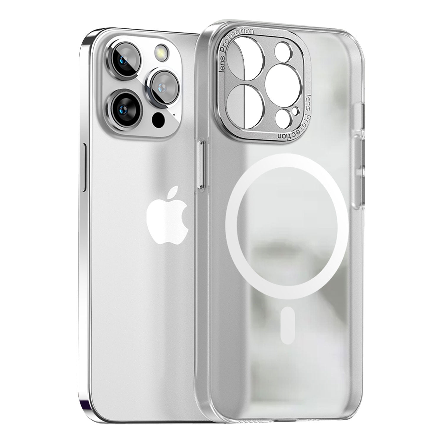 Magnetic Case for iPhone 13 Pro Max, Nano-Grade Frosted Translucent ...