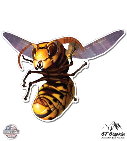 Wasp - 5" Vinyl Sticker - For Car Laptop I-Pad - Waterproof Decal ...