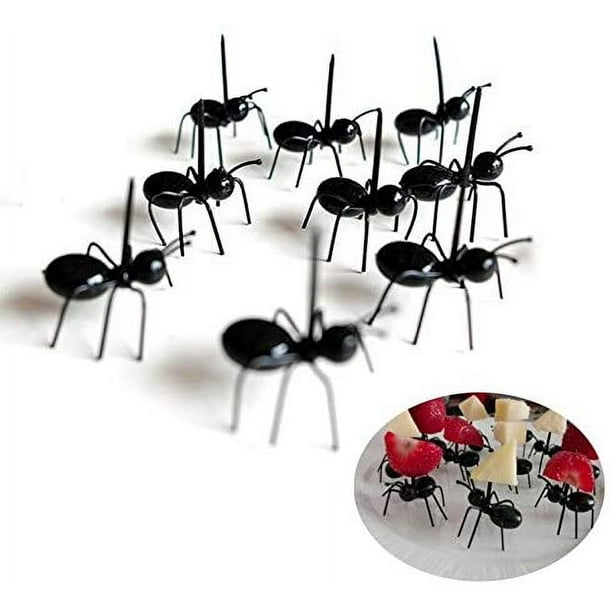 Ant Toothpicks Fruit Dessert Fork Ant Food Pick Animal Appetizer Forks ...