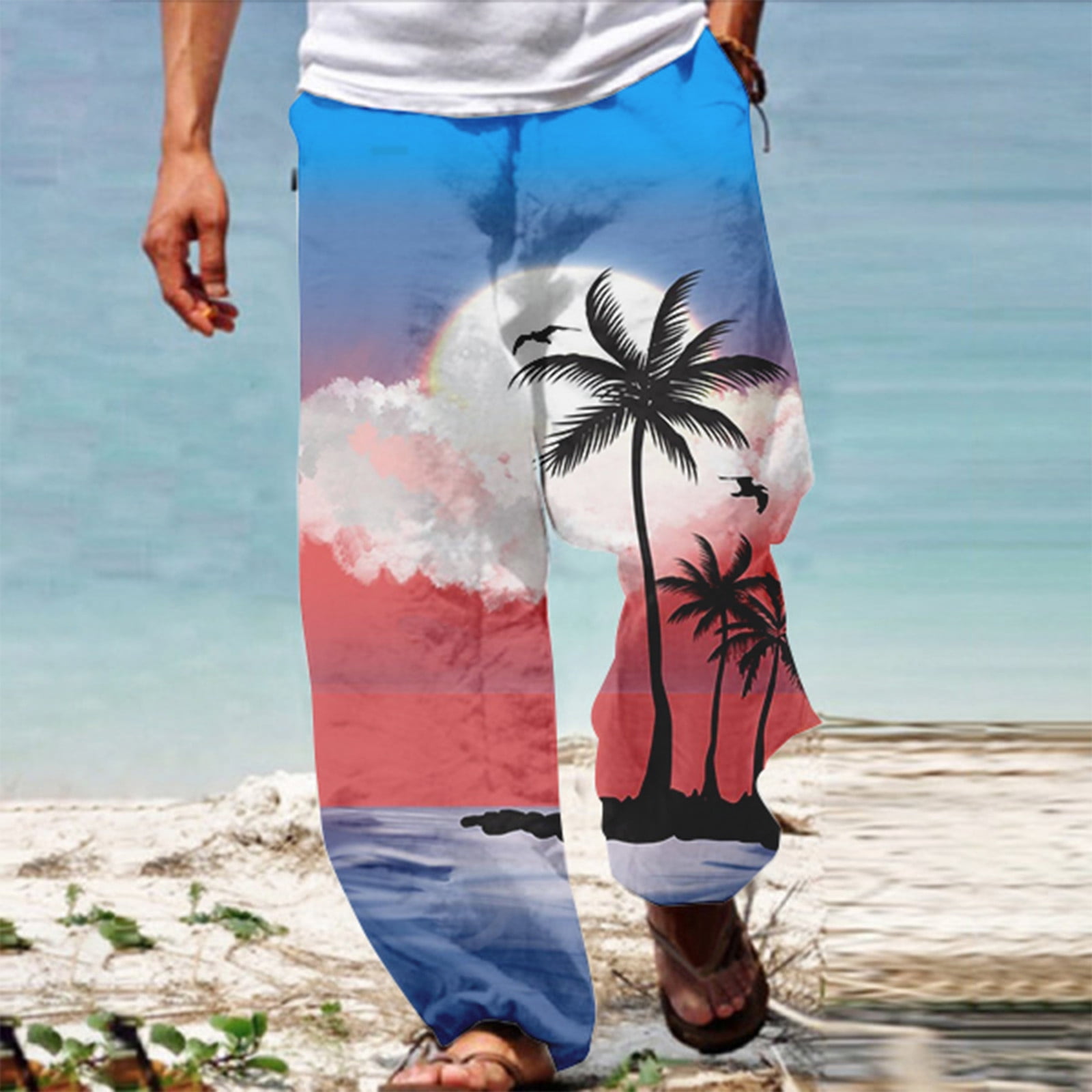 HIMIWAY Summer Clearance Men's Pants Back-to-school Trendy Men's ...
