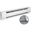 King Electric 6' Baseboard Heater, 1500W / 120V, Bright White, 6K1215BW ...