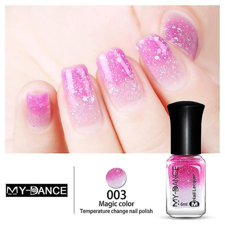 SHTUUYINGG Water-based Temperature Colour Changing Nail Polish Non ...