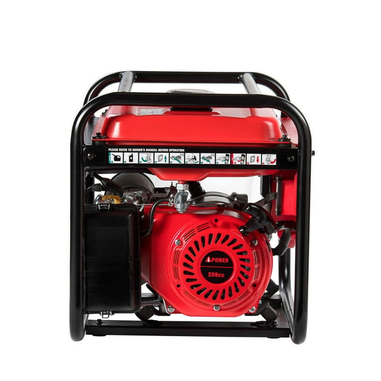 Ai Power 4000W Portable Gasoline Generator with Automatic Shut Off Wheel Kit Walmart