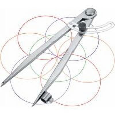 Compás de medición, compás de punta seca Versalles con divisor de ala ...