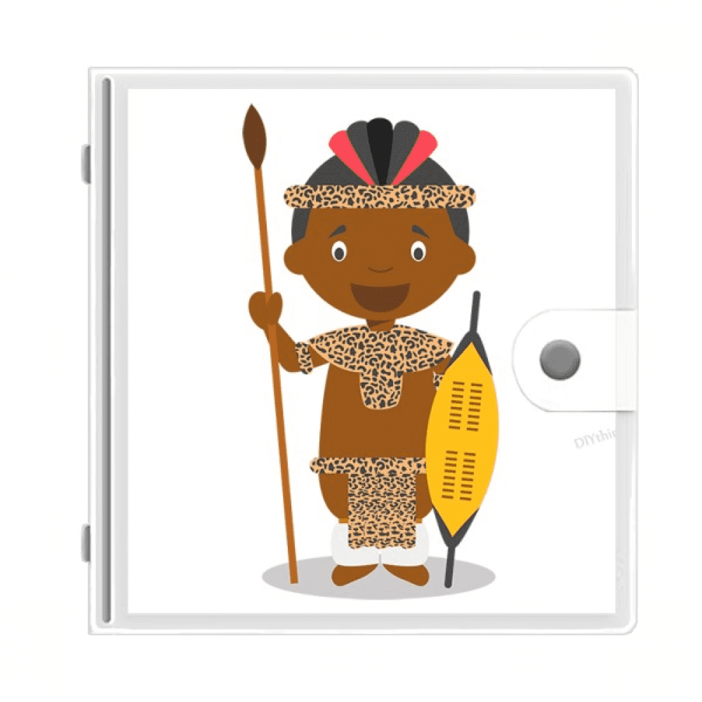 Tribe South Africa Cartoon Photo Album Wallet Wedding Family 4x6 ...
