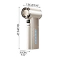 Portable Hand FanWhite High-Speed Turbo Powerful Wind Fan Portable Hand ...