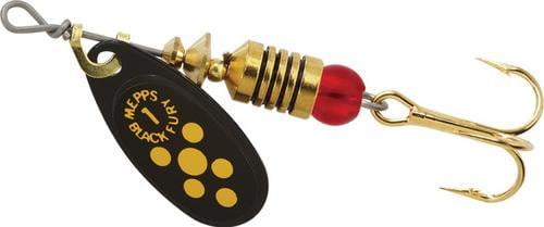 Mepps Black Fury Plain Treble Inline Spinner, 1/8 oz, Fluorescent Red ...