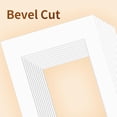 10 Pack Picture Frame Mats, 11x14 Matted to 8x10 Photo Mats, Acid Free ...