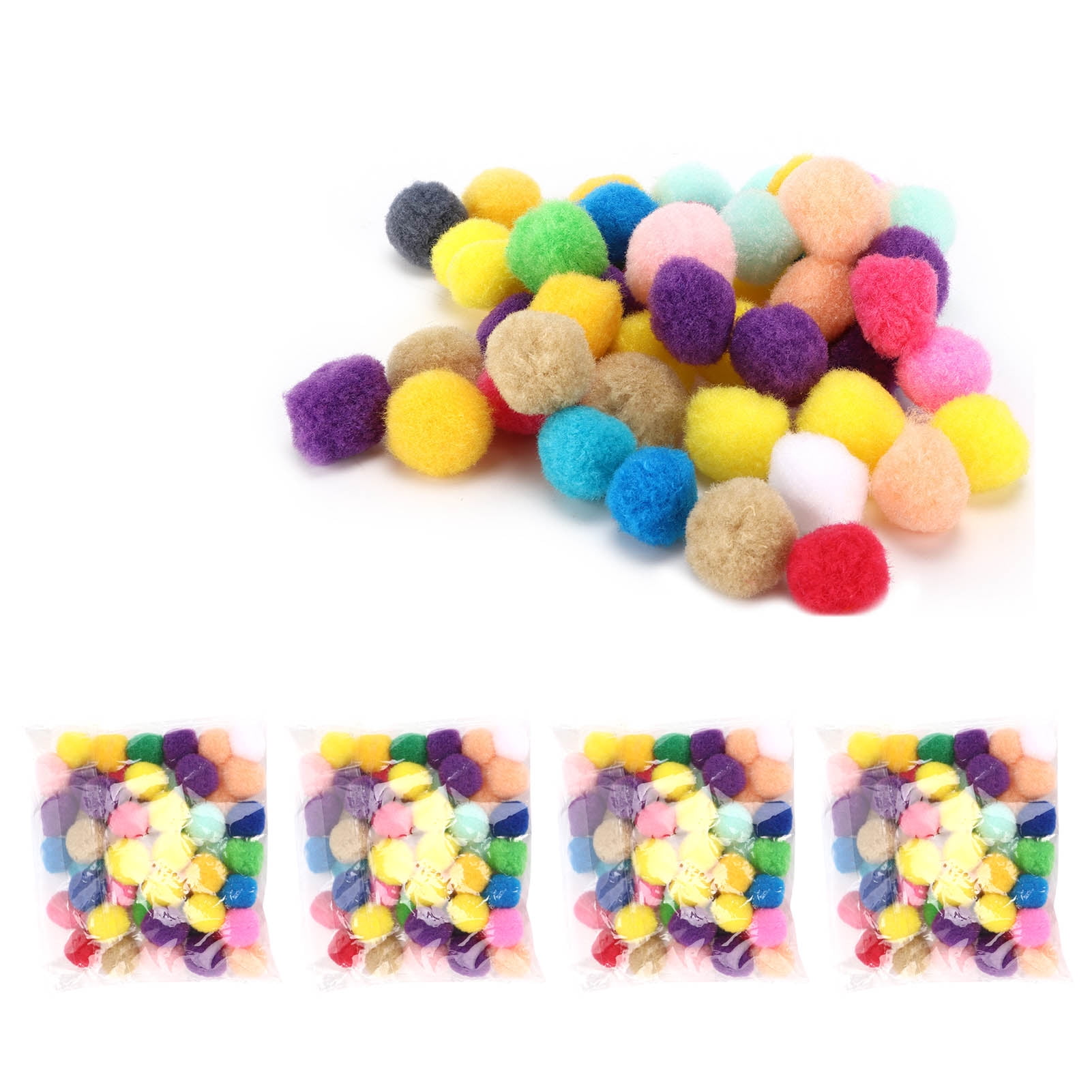 Click here for Estink Craft Pompoms  Multicolor 200pcs Super Soft... prices