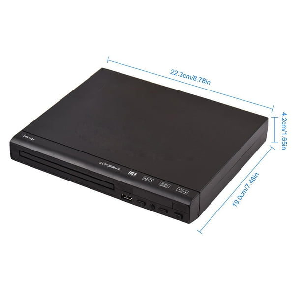 Reproductor de DVD doméstico Nikou DVD-225 con Control remoto Salida AV | Walmart en línea