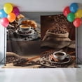Coffee Beans Photography Backdrop 8x6FT, Vintage Country Hot Coffee ...