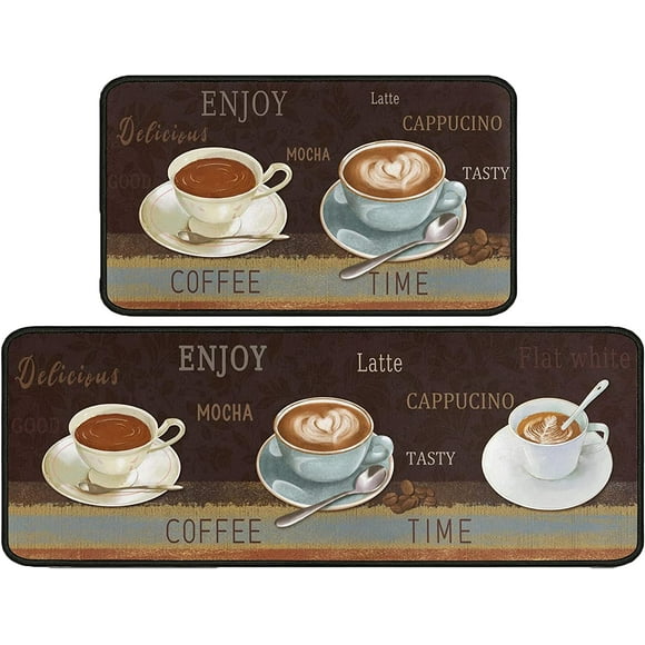 Coffee Themed Kitchen Rugs