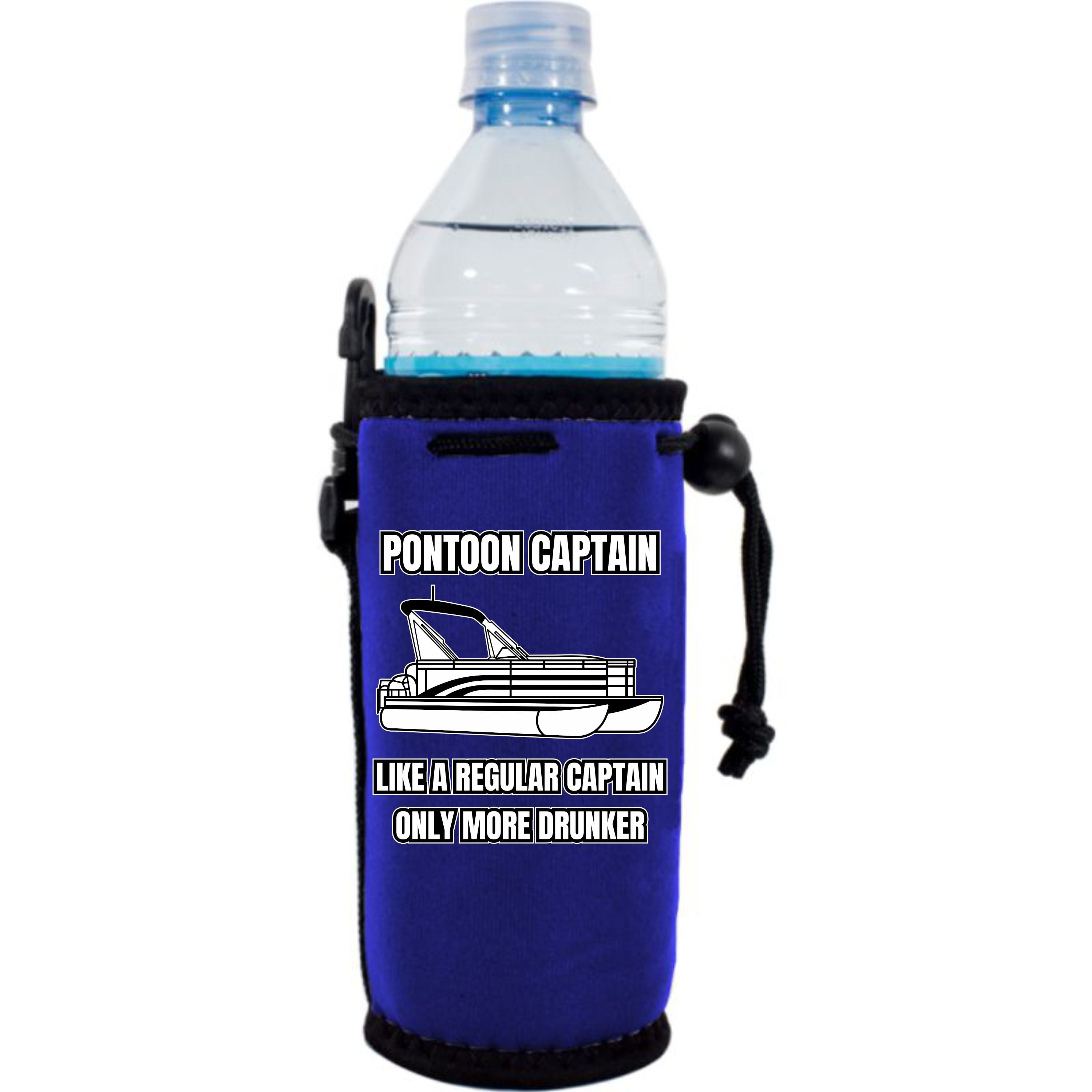 Pontoon Captain, Like a Regular Captain Only More Drunker Water Bottle ...