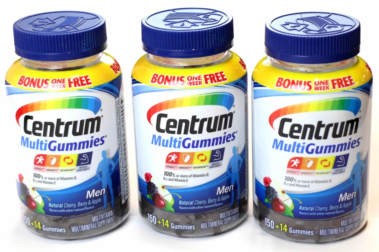 Centrum MultiGummies Men's Multivitamin & Multimineral Gummies – Cherry ...