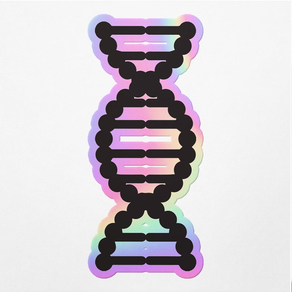 Vinyl Stickers Decals Of Dna Silhouette - Apply On Any Smooth Surfaces ...