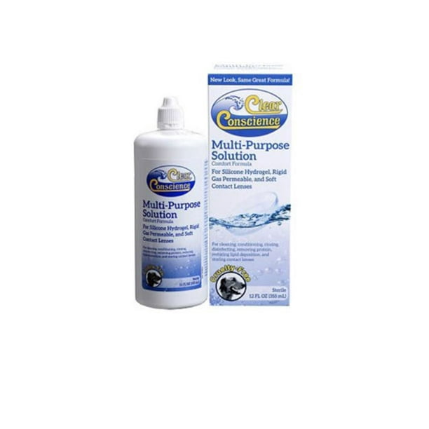 Clear Conscience Multi Purpose Contact Lens Solution - 12 oz - Walmart.com