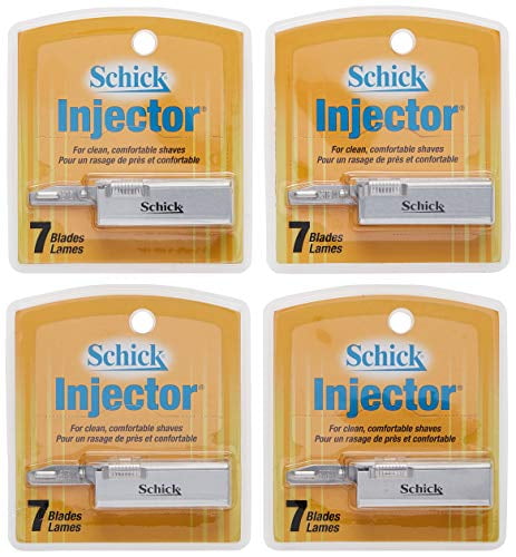 Schick Injector Razor Blades, 7-Count Boxes (Pack of 4) - Walmart.com