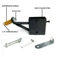 ATFLBOX 2x4 AR500 Steel Gong Target Hanger, Target Mount Bracket For ...