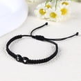 26 Letter Handmade Couple Bracelet Round Length Adjustable for Boys and ...
