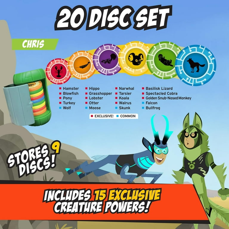 Wild Kratts Real Creature Power Discs A Wild Kratt Creature Power Disc