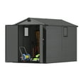 Homall6x10ft Outdoor Plastic Storage Shed with Window,Weather-Resistant ...