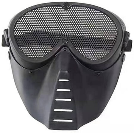 Airsoft Mask Goggles Tactical Face Guard Masks for CS Game Survival ...