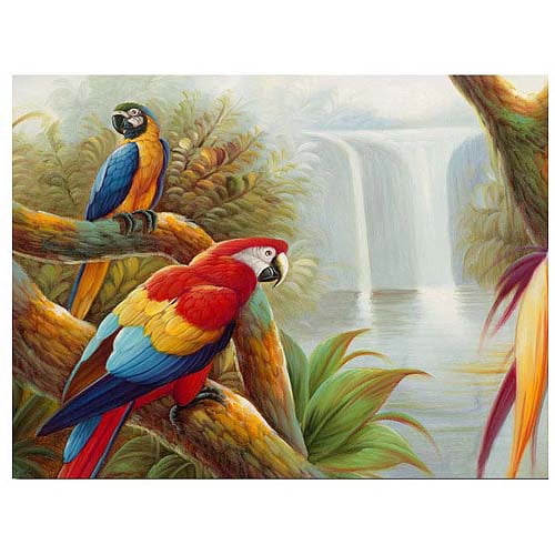 Trademark Fine Art "Amazon Waterfall" Canvas Art - Walmart.com