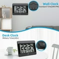LFF Atomic Digital Wall Clock with Indoor Temperature, Humidity, Auto ... LFF Atomic Digital Wall Clock with Indoor Temperature, Humidity, Auto ...