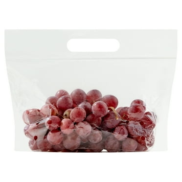 Fresh Red Seedless Grapes, Bag (2.25 lbs/bag est.) - Walmart.com