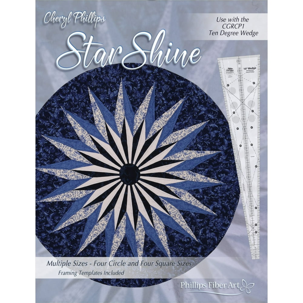 Star Shine Quilt Pattern by Phillips Fiber Art - Walmart.com - Walmart.com
