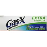 Gas-X Extra Strength Antigas Chewable Tablets, Peppermint Creme, Bonus ...