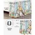 Happy Easter Bed Skirt Queen Size 18 Inch Drop, Bunny Floral Egg Trees ...