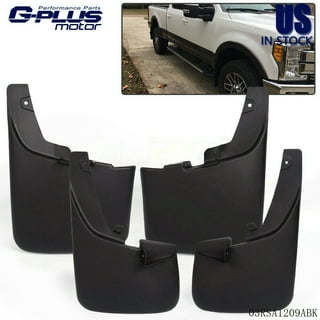 Plasticolor 12 x 23 in. Heavy Duty Black Mud Guards with Ford Logo ...