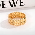 DESIGNICE 2026 New Chunky Gold Bangle Bracelets for Women Thick Wide ...