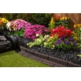 GroundSmart Roman Brick Landscape Edging, 4' Brown Rubber Garden Edging ...