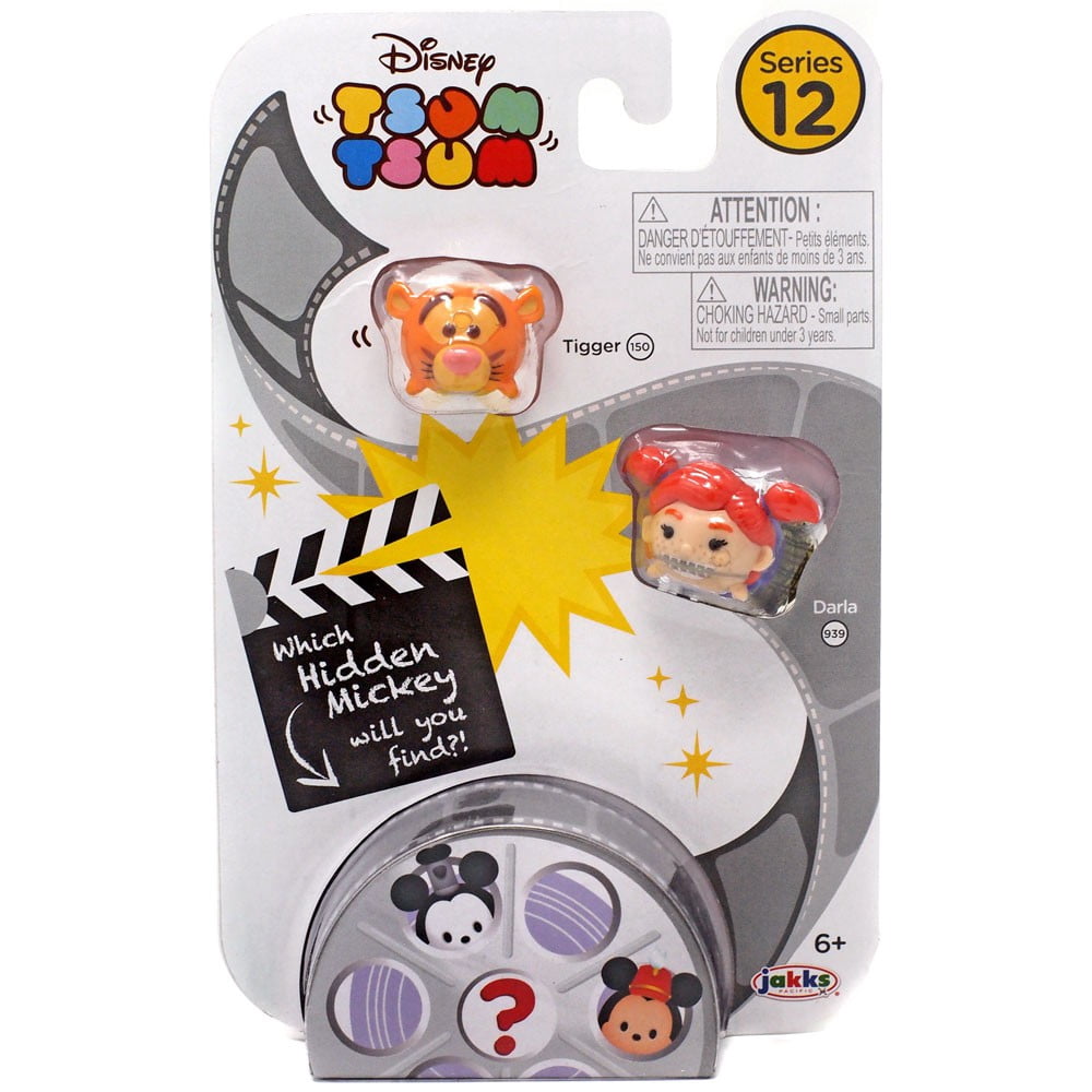 Disney Tsum Tsum Series 12 Tigger & Darla Minifigure 3-Pack - Walmart ...