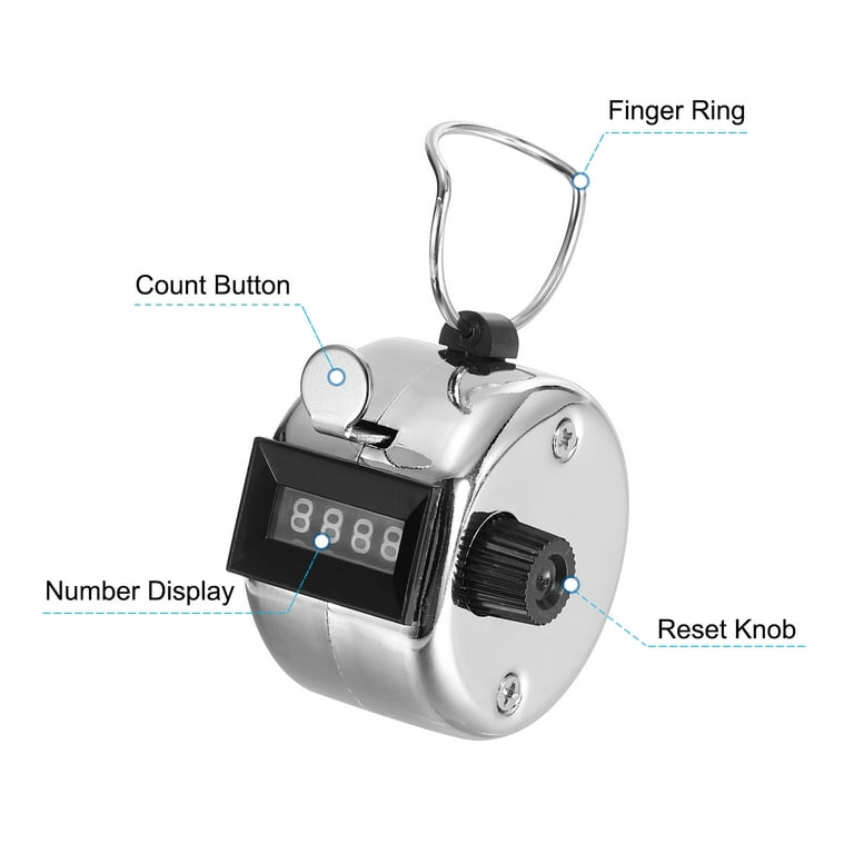 Clicker Counter Double Pulse Oximeter Flutesan 2-Piece Black Digital ...
