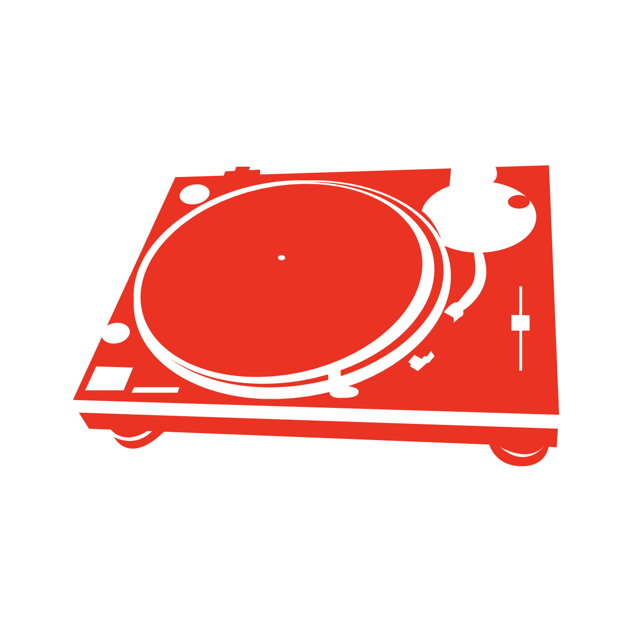 Turntable Sticker Decal Die Cut - Self Adhesive Vinyl - Weatherproof ...