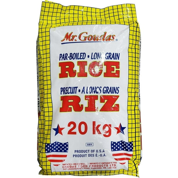 Mr. Goudas Parboiled Rice, 20 KG - Walmart.ca