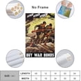 Buy War Bonds - WW2 Propaganda Canvas Printing Art Poster for Living ...