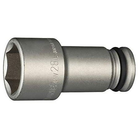 TONE impact long socket 4NV-28L insertion angle 12.7mm (1/2") width ...