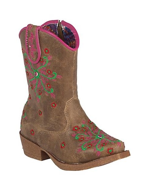 Ethan James - Savvy Brown Fashion Cowboy Boot, Brown - Size 2.5 ...