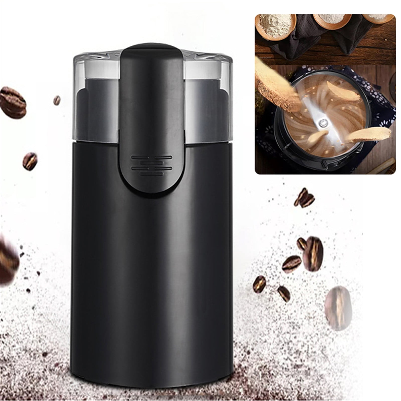 Portable Stainless Steel Coffee Grinder Mini Flour Grinder Dry Grinder ...