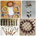 DIY Keychain Kits include 12Pcs 304 Stainless Steel Split Key Rings ...