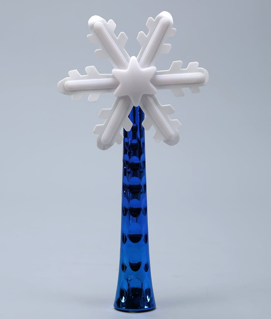 Fun Central (AU510) 1 pc 11 Inch LED Snowflake Windmill Wand, LED Light ...