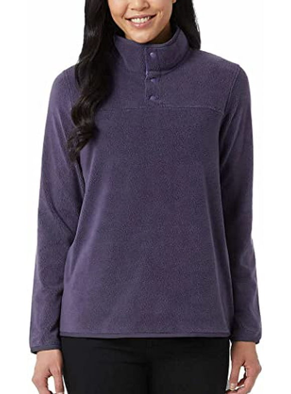 Womens Snap Front Fleece
