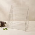 Lazsy Stepped CD Display Shelf Tiered CD Storage Rack Large Capacity ...