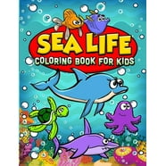 World Ocean animal coloring book: Ocean Sea Animal Life Under the Sea ...